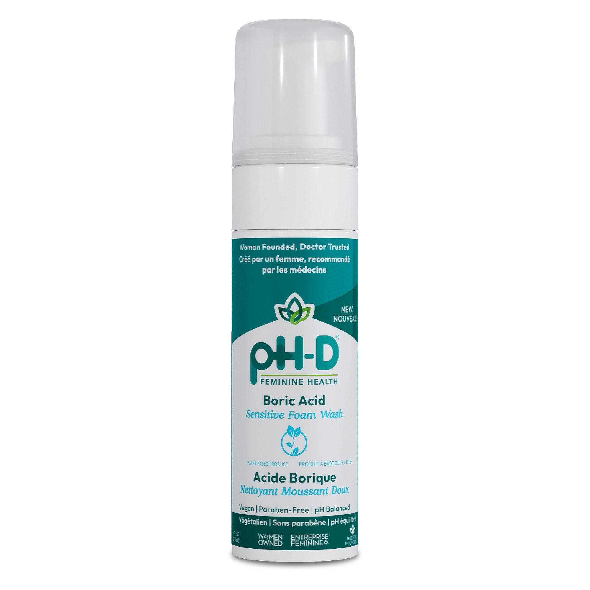 Boric Acid Foam Wash – pH-D Feminine Health Canada