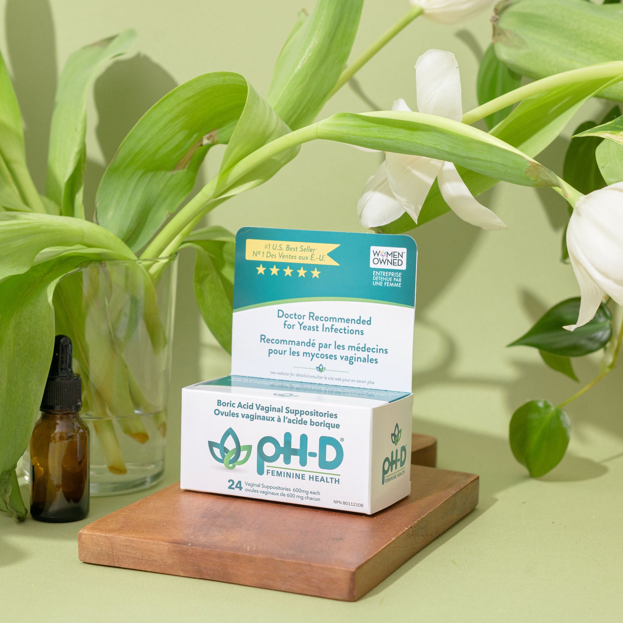 pH-D Boric Acid Vaginal Suppositories – pH-D Feminine Health Canada